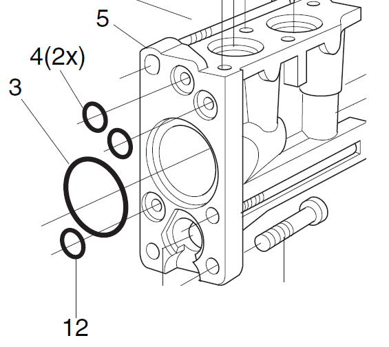 L90LS TIIVISTESARJA, SOLENOIDIPUOLI "EC" | L90 varaosat | IseraStore