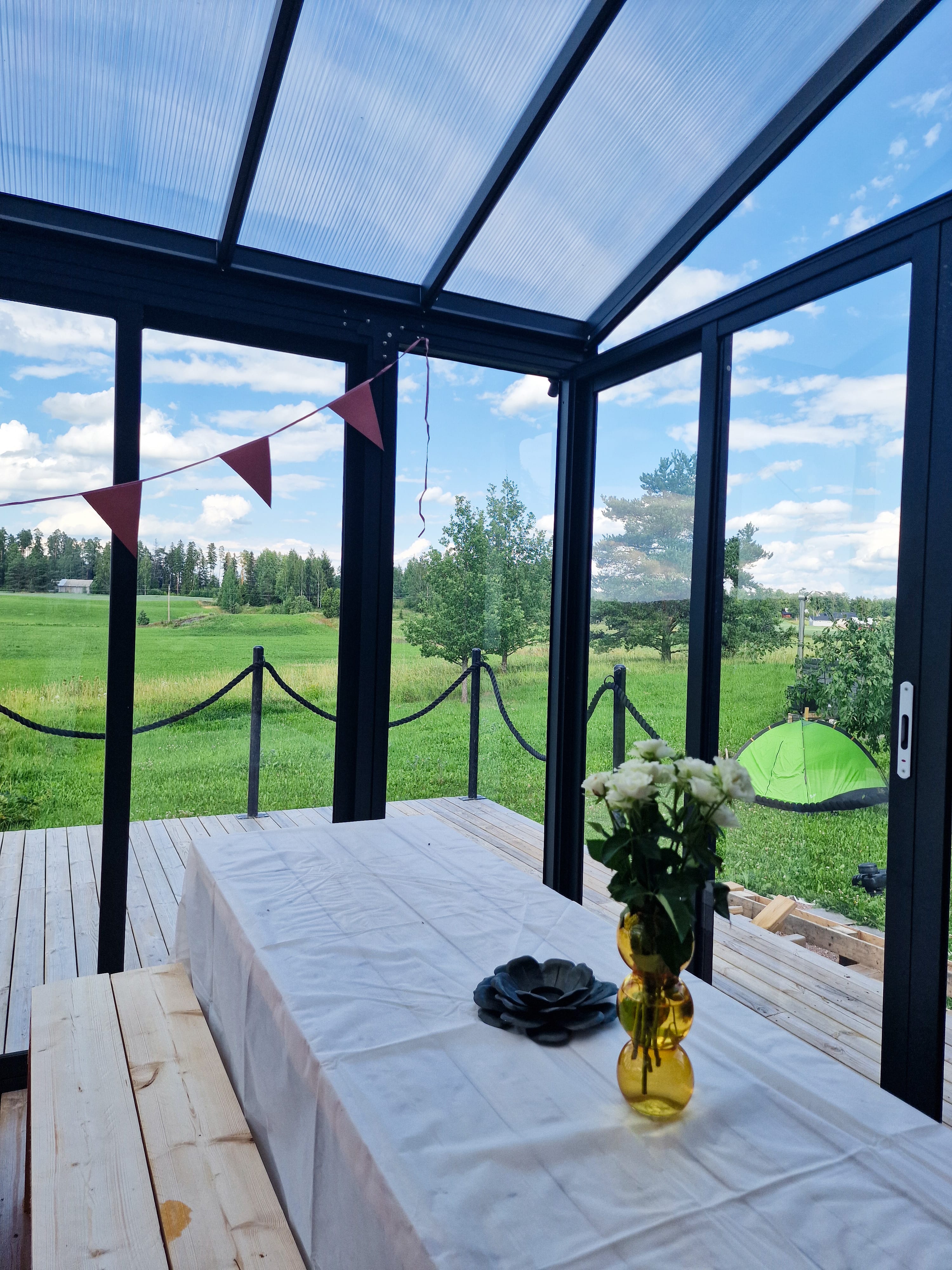 Katettu terassi / terassikatos Sunor Luxury 3 x 4,3 m | Terassikatokset | Kone-Glans