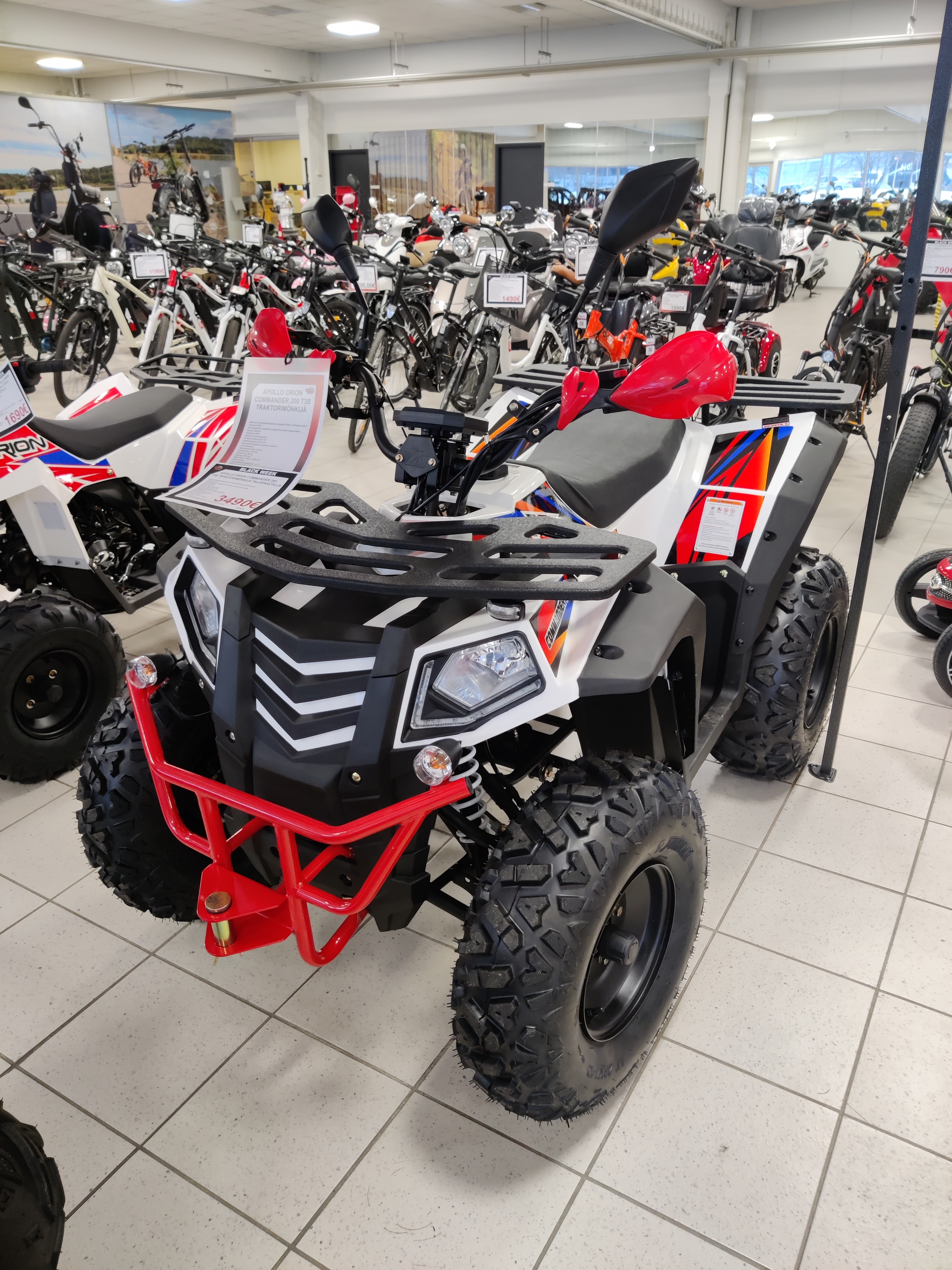 Traktorimönkijä 200 T3B Apollo Orion Commander TALVIPAKETILLA | Apollo ...