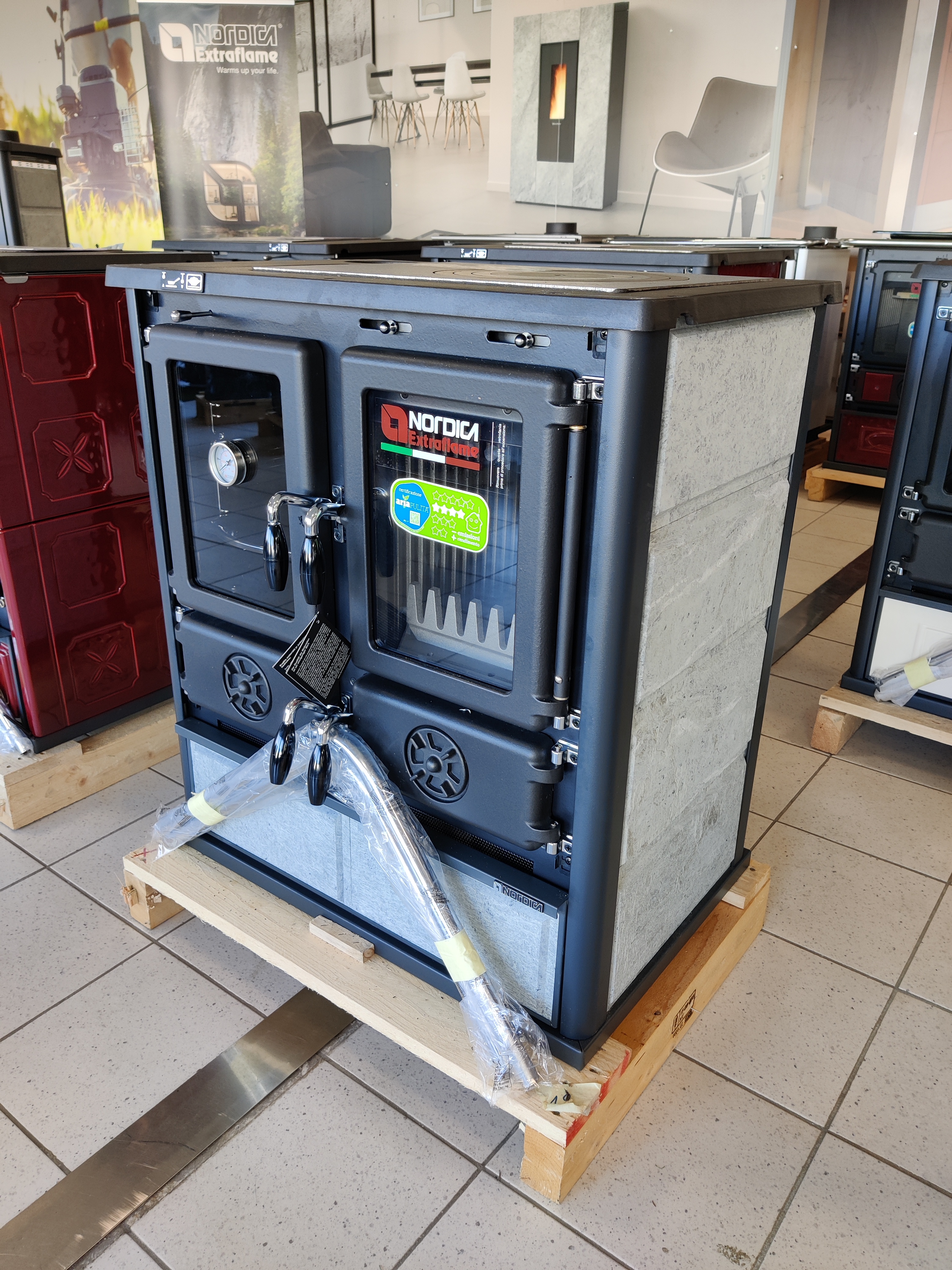 Puuhella La Nordica Rosetta SX BII Petra | Puuhellat ja -takat | Kone-Glans