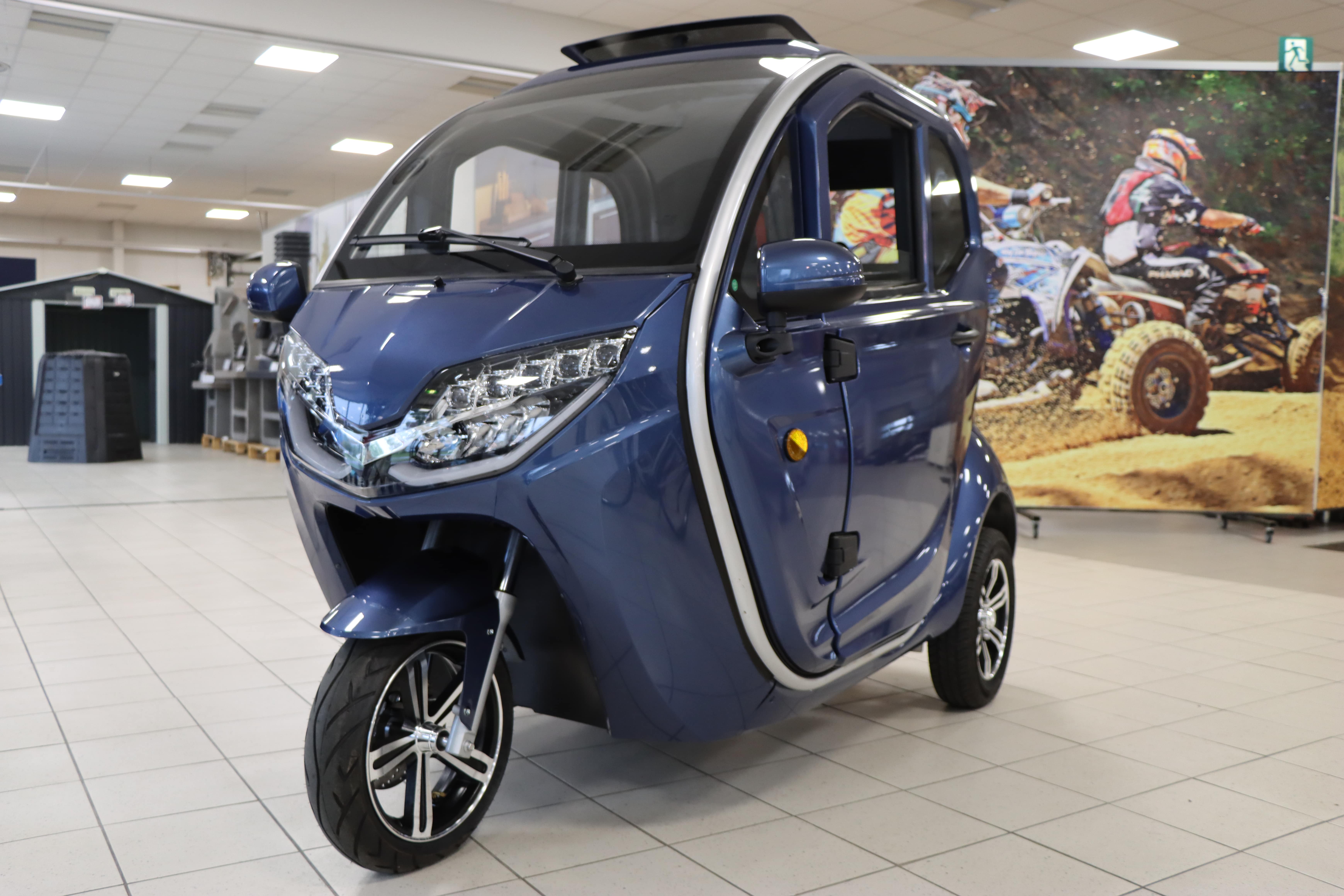 Vire Q3 sähkömopo hytillä 45 km/h | Sähköskootterit | Kone-Glans