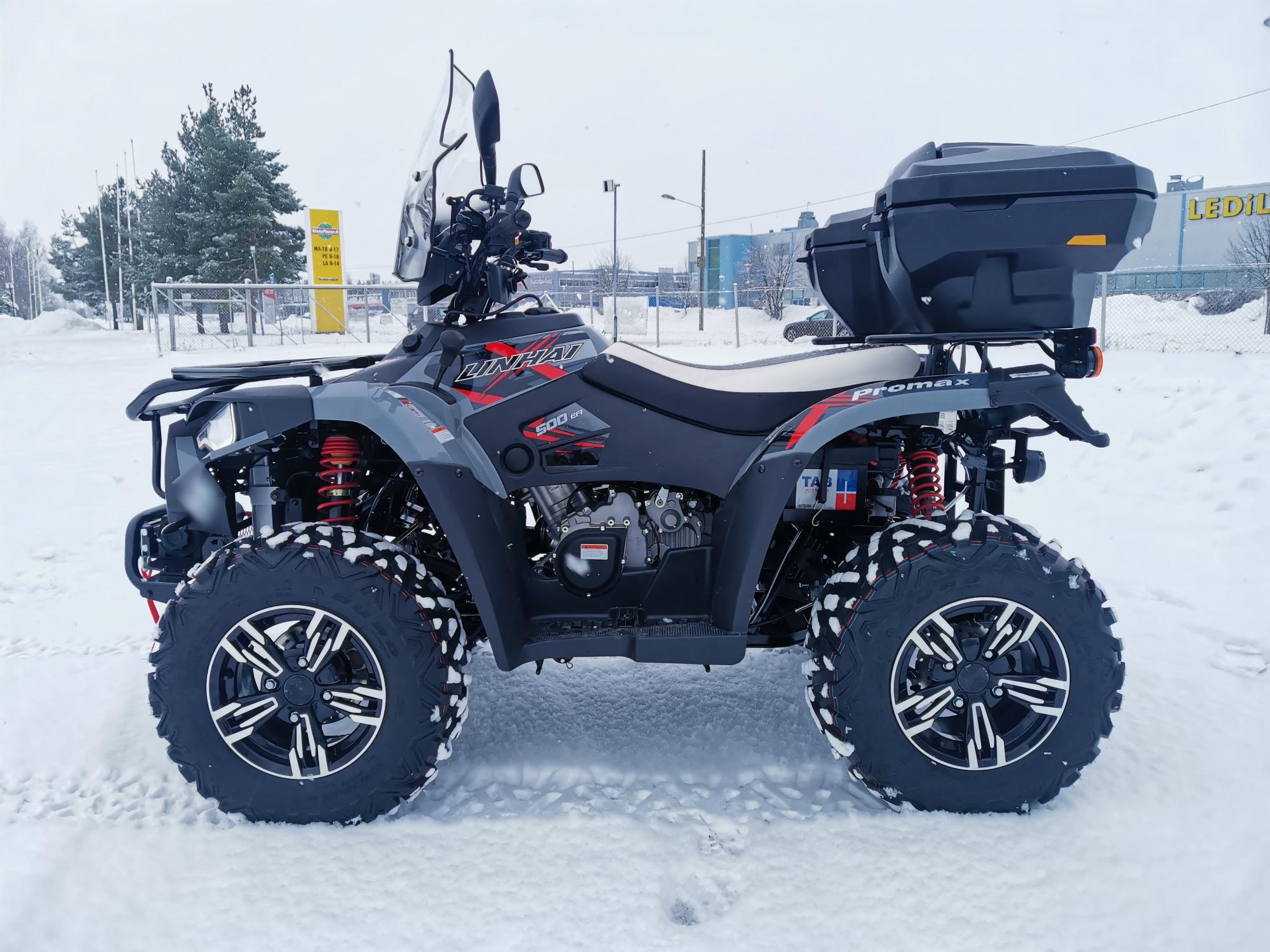 Linhai 500 Promax EFI T3B traktorimönkijä TALVIPAKETILLA ...