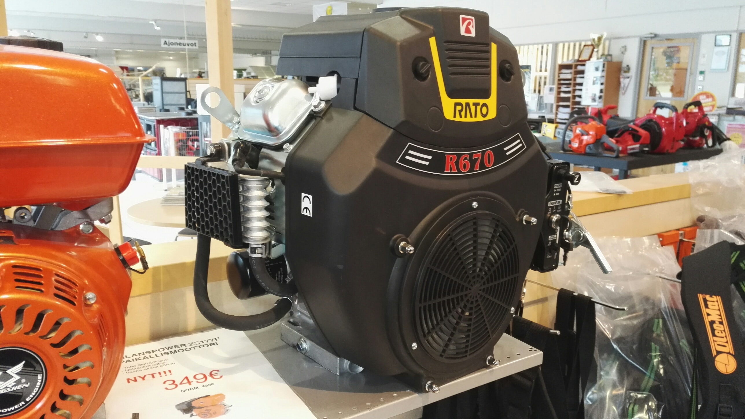 Rato V-Twin R670 paikallismoottori 21 hv