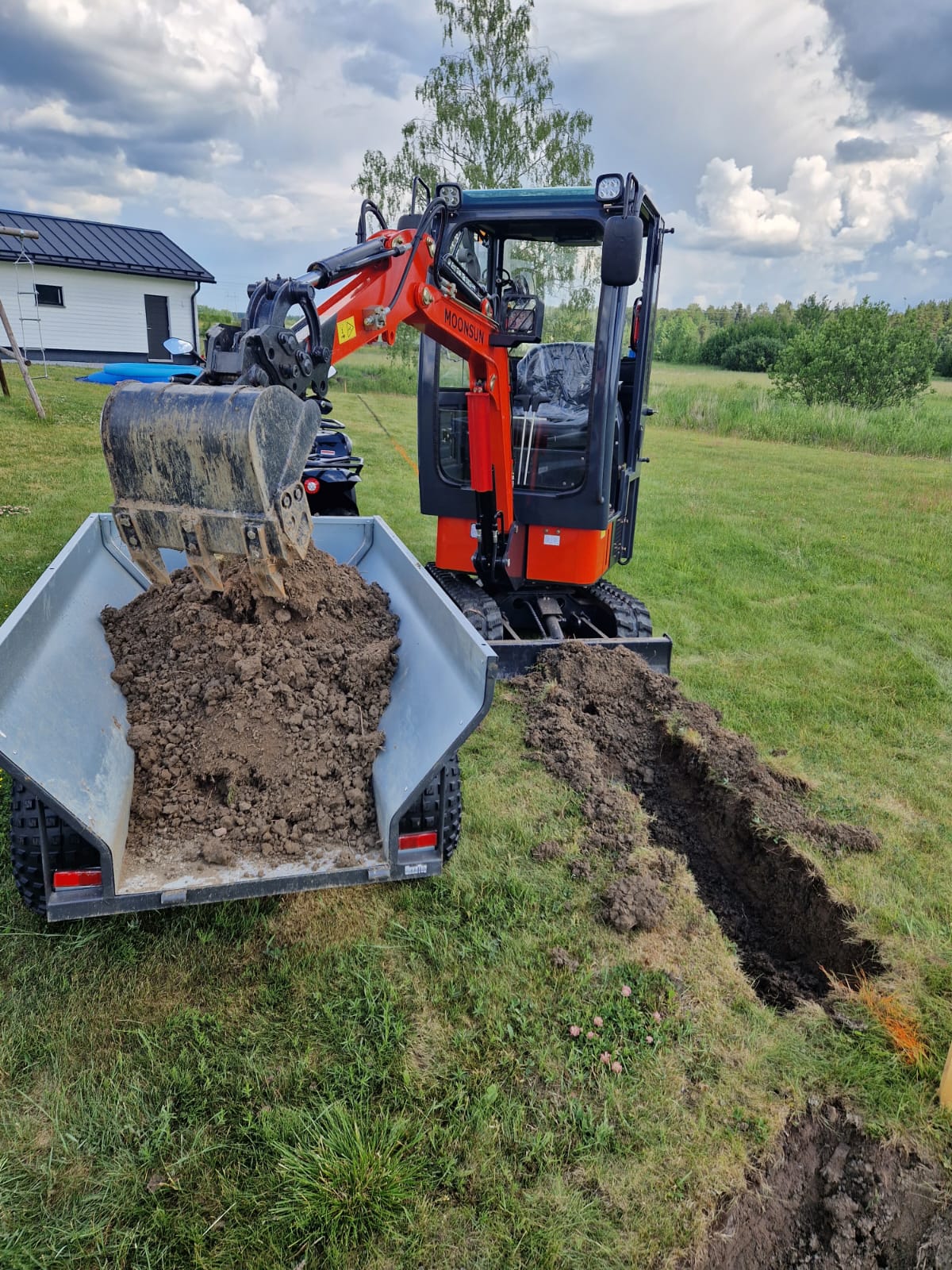 Hytillinen Minikaivuri Moonsun MN12 | Kaivinkoneet | Kone-Glans