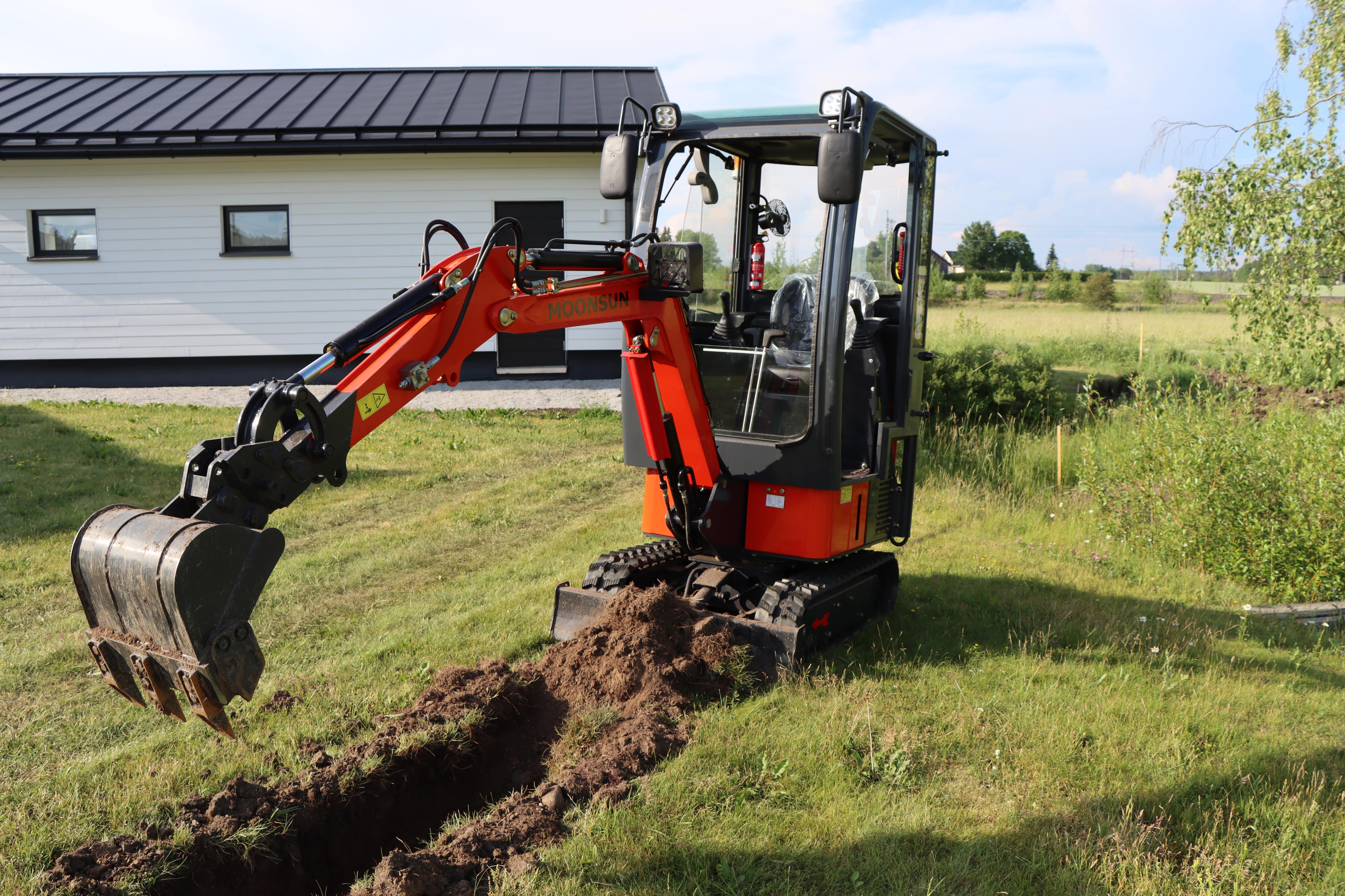 Hytillinen Minikaivuri Moonsun MN12 | Kaivinkoneet | Kone-Glans